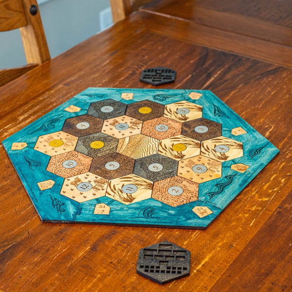 Custom Catan Board - Etsy