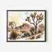 National Park Poster Joshua Tree California Joshua Tree Digital Print ...
