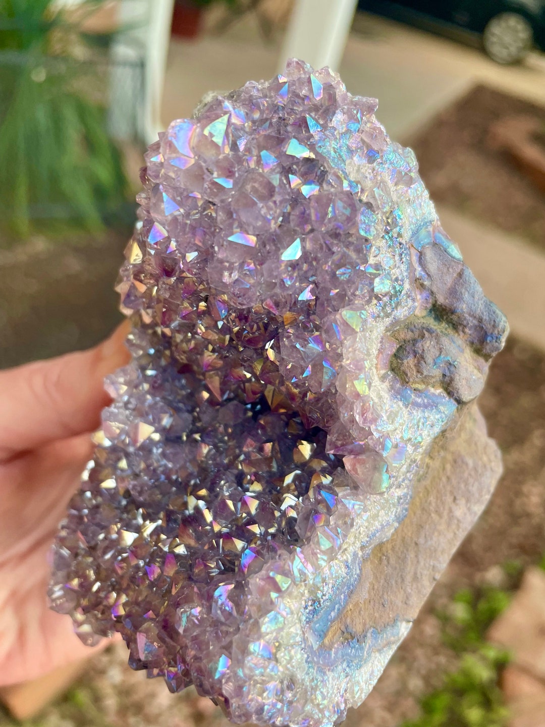 Amethyst Angel Aura Beauty! 1.1LB! Amethyst Angel Aura Cathedral ...