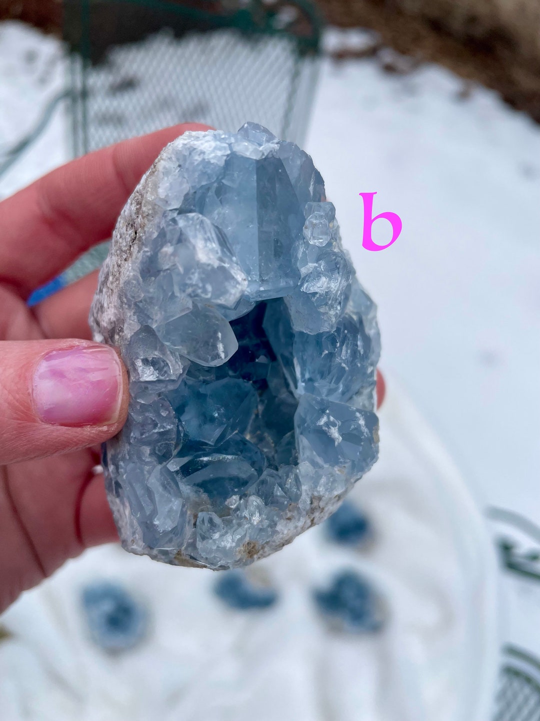 AAA -you Choose *MED - LARGE* Celestite Clusters | Highest Quality ...