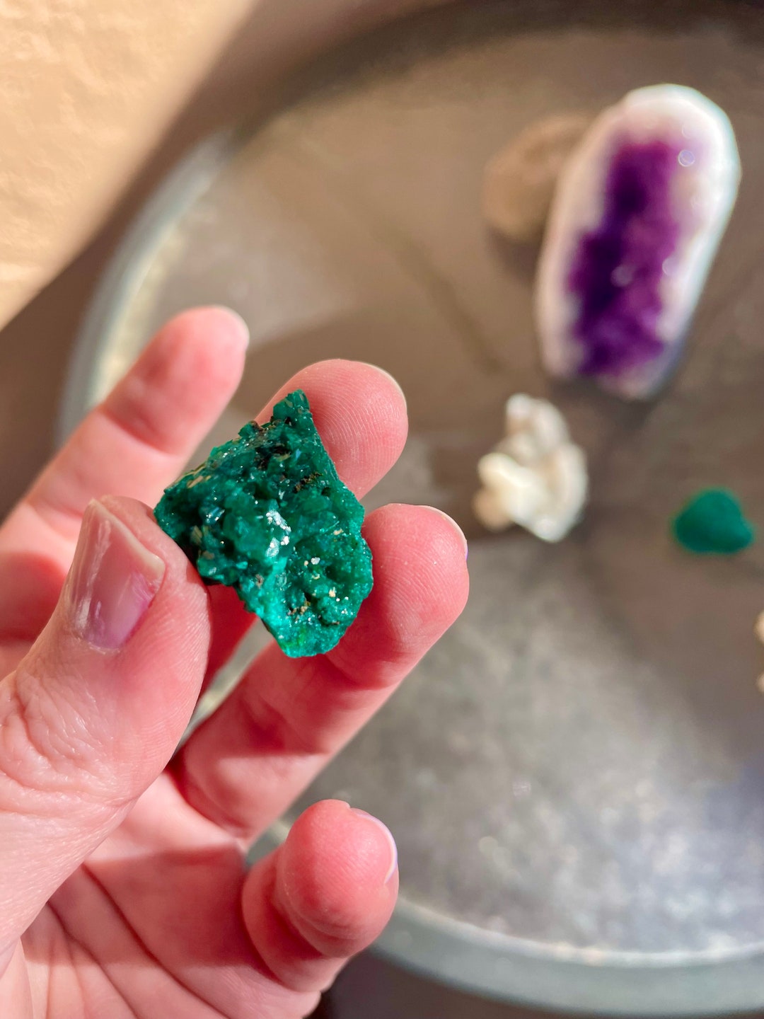 Beautiful Dioptase Natural, High-quality Dioptase Specimen Intense ...