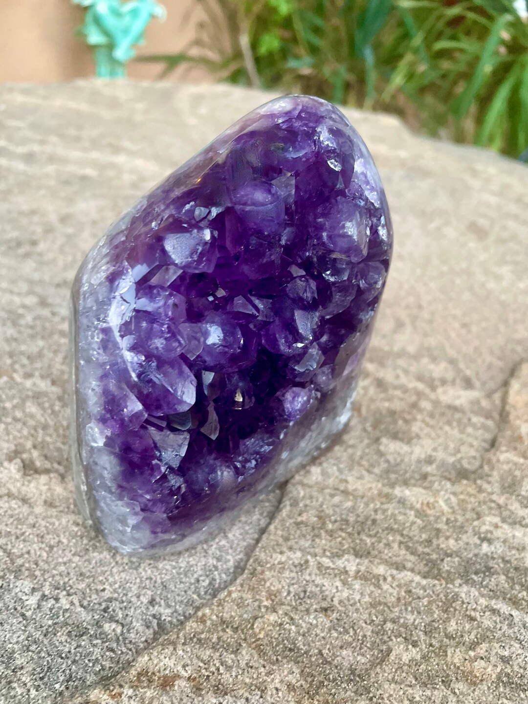 Gorgeous 2.3LB Polished Deep Purple Amethyst Cluster | High Quality ...