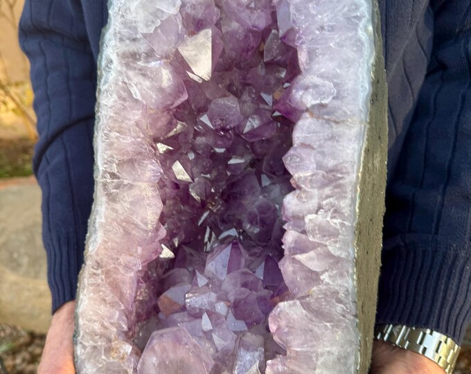 49” Tall Galaxy Amethyst Cathedral BIG Crystal Geode*** - Etsy