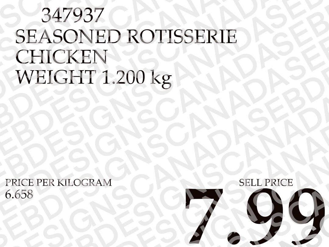 Costco Rotisserie Chicken Design DIGITAL - Etsy