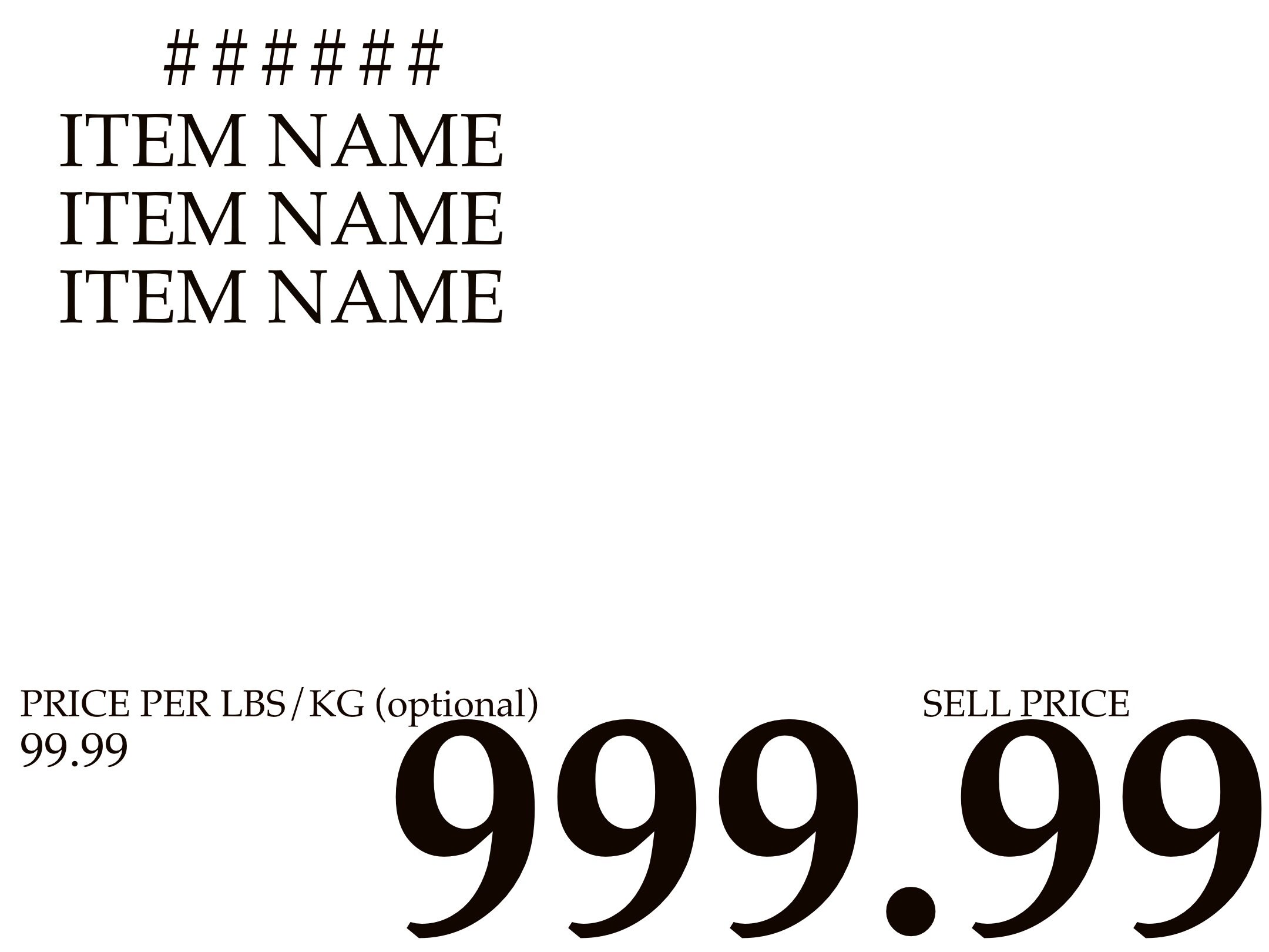 Customizable Costco Item Listing Sign (DIGITAL) - Etsy