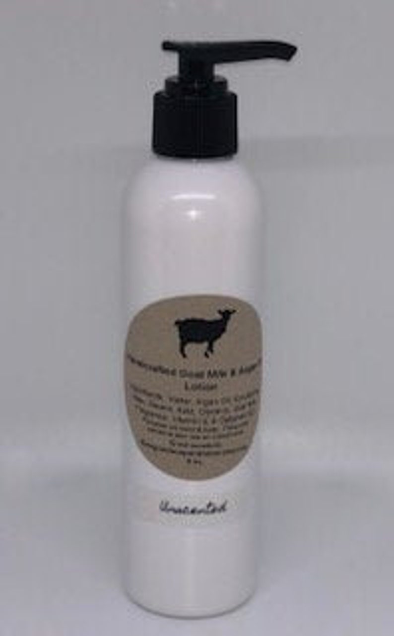 Goat Milk And Argan Oil Lotion 8 Oz Pump Etsy