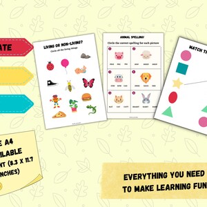 Preschool Bundle| Preschool Science Worksheet| Preschool Maths ...
