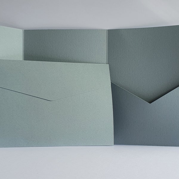 Blue Pocketfold - Etsy