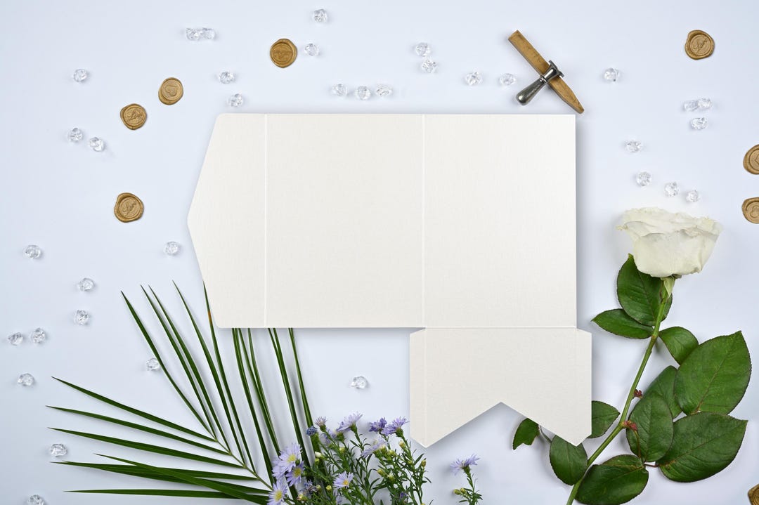 Stardream Quartz Ivory Pearl 5x7 Pocketfold Wallet 127 X 178mm Portrait ...