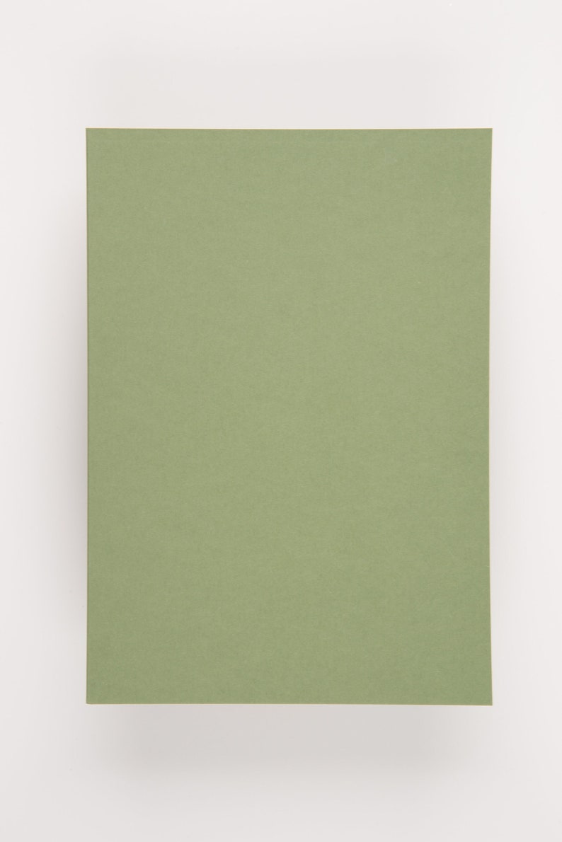 Sage / Colorplan Mid Green Coloured Card 270gsm Choice of A4 A5 A6 ...