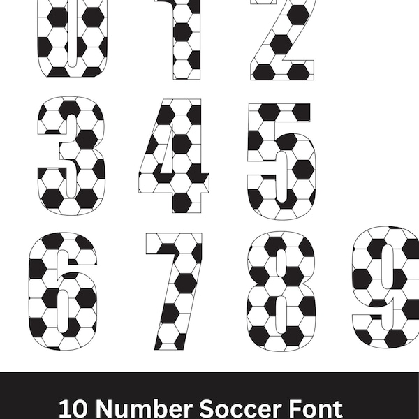 Numeros para playeras de futbol - Etsy México