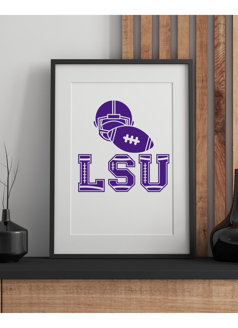 LSU Tigers PNG Clipart Bundle: Football, Mascot, Paw Print (digital ...