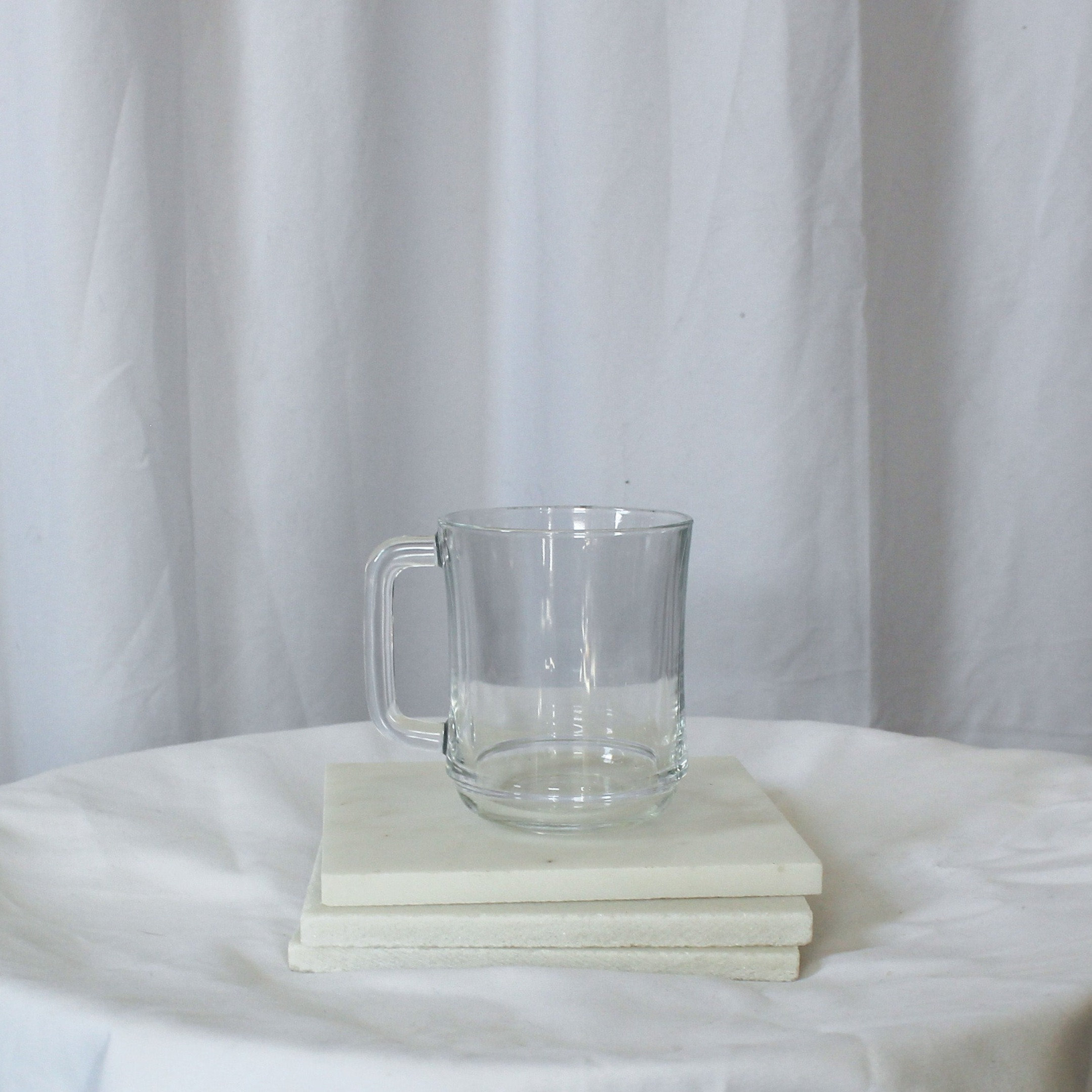 Clear Duralex Glass Mug With Handle Etsy