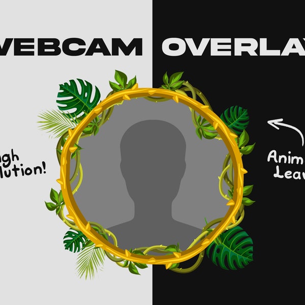 Circle Webcam Overlay - Etsy