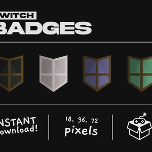 Twitch Subscriber Badges / Bit Badges / Old School Runescape Shields ...