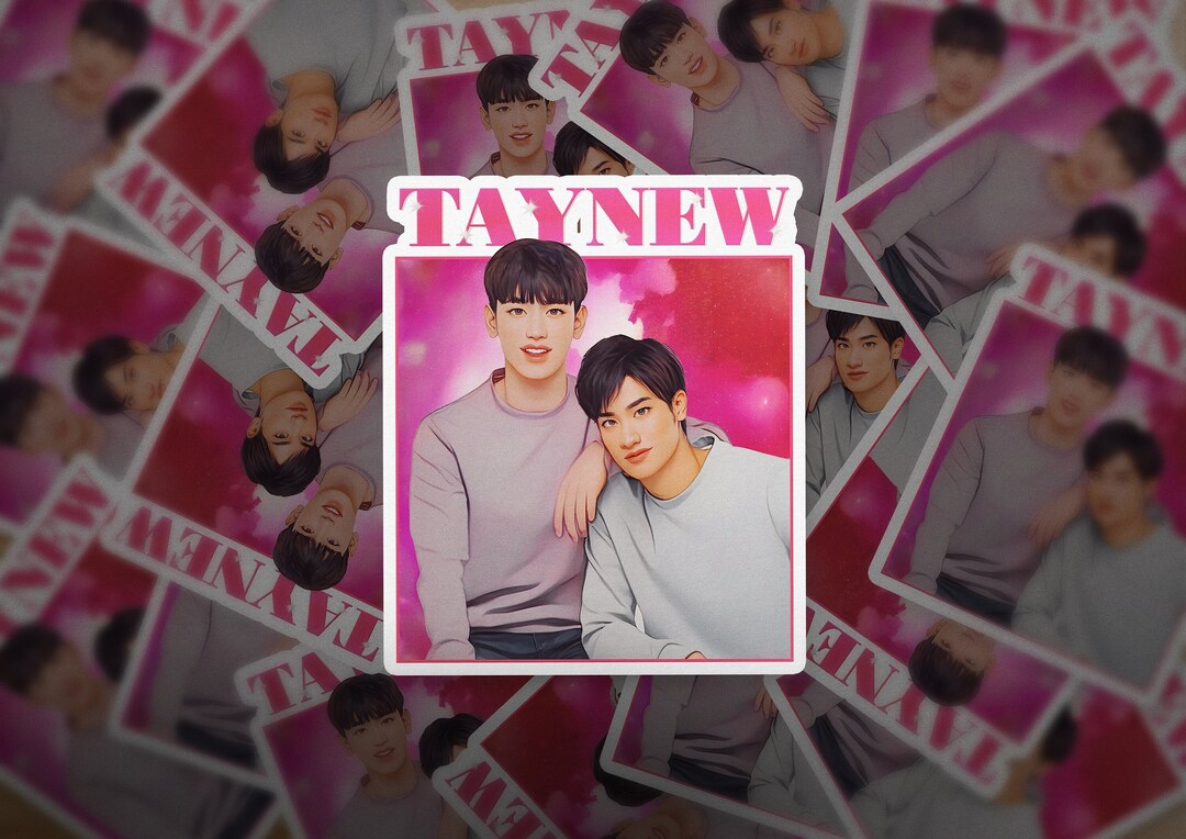 Taynew Sticker | Dark Blue Kiss | Cherry Magic Thailand | GMMTV | Thai ...