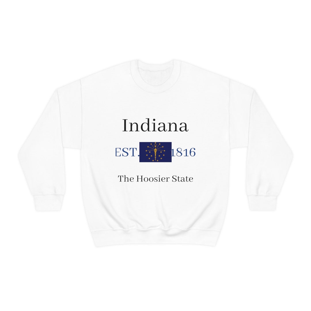 Indiana the Hoosier State Unisex Heavy Blend Crewneck Sweatshirt - Etsy
