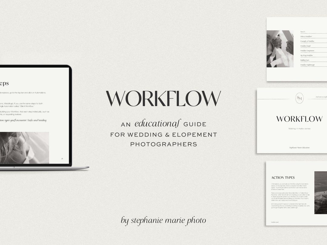 Workflow Photographer Guide, Client Intake Form Template for ...