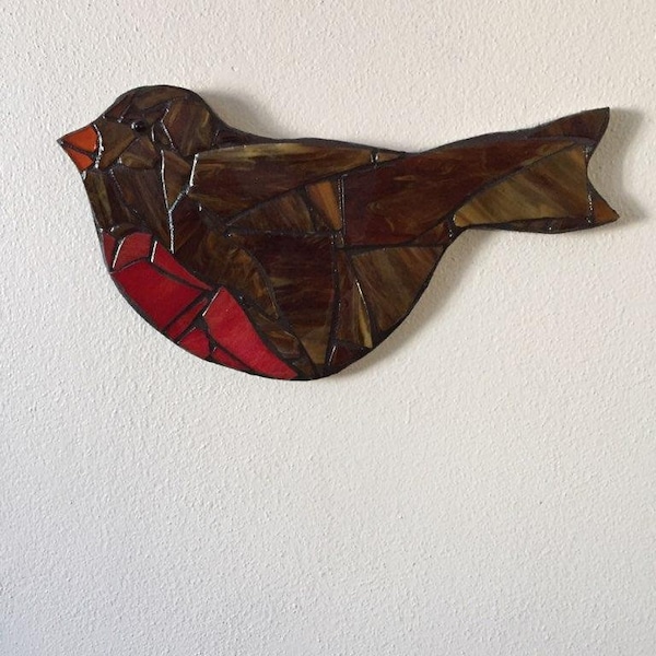 Robin Stained Glass Pattern - Etsy