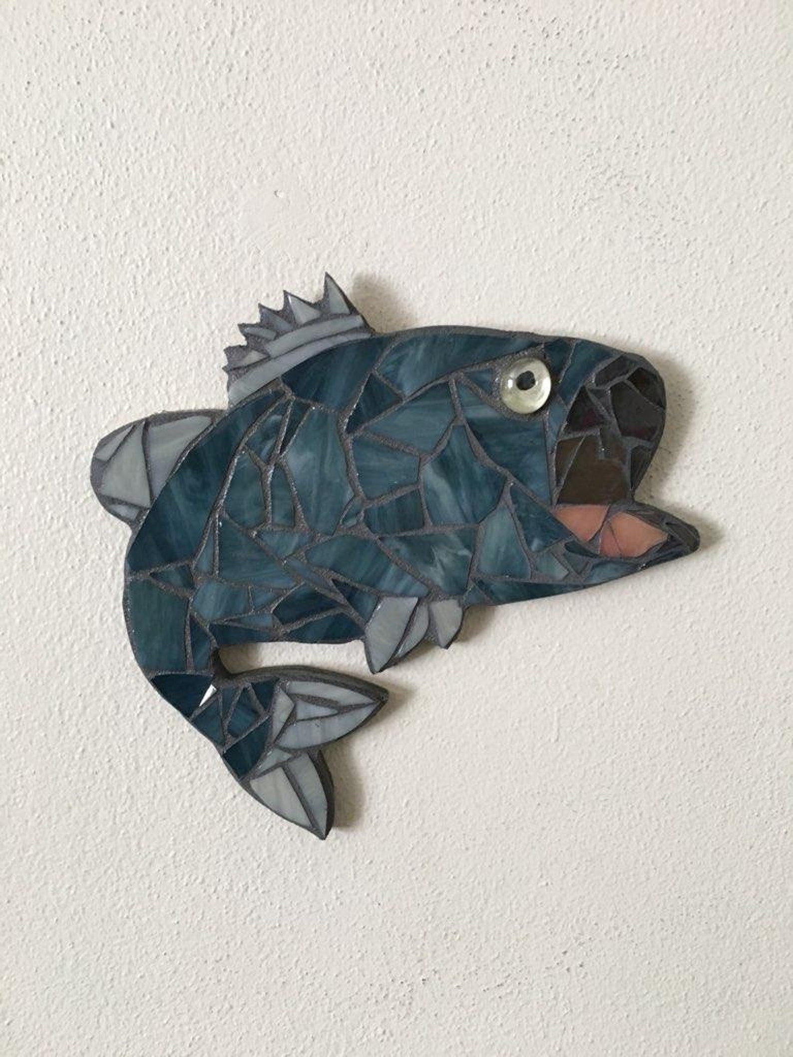BASS Stain Glass Wall Art - Etsy