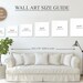 Square Frame Size Guide, Wall Art Size Guide, Comparison Chart, Poster ...