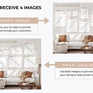 Frame Size Guide, Wall Art Size Guide, Comparison Chart, Poster Size ...