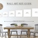 Square Frame Size Guide, Wall Art Size Guide, Comparison Chart, Poster ...