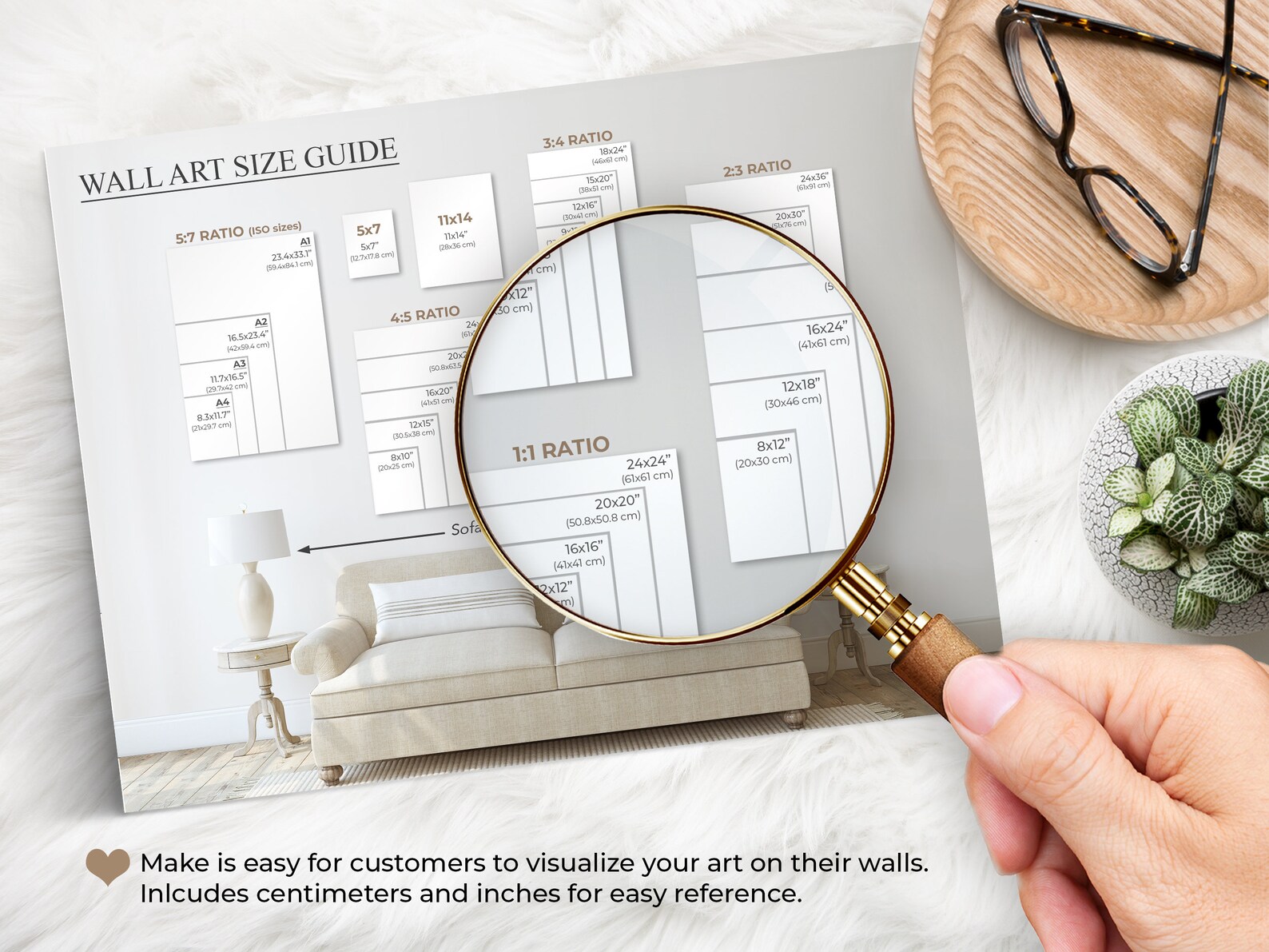 Frame Size Guide, Wall Art Size Guide, Comparison Chart, Poster Size ...