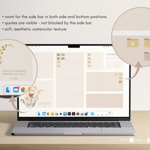 WILDFLOWERS Themed Desktop Organizer Wallpaper 2024 - 2025 With Folder ...