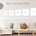 Square Frame Size Guide Wall Art Size Guide Comparison - Etsy