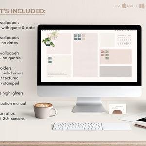 HOUSE PLANTS Themed Desktop Organizer Wallpaper 2023 - 2024 With Folder ...