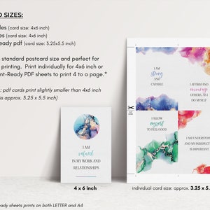 SELF CARE Quote Cards, Positive Affirmation Cards, Self Love Healing ...