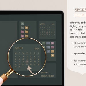 DARK ACADEMIA Desktop Organizer Wallpaper 2023 - 2024 With Folder Icons ...