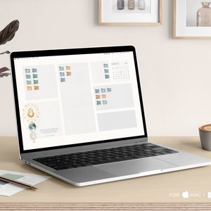 CELESTIAL PLANET Desktop Organizer Wallpaper 2023 - 2024 With Folder ...