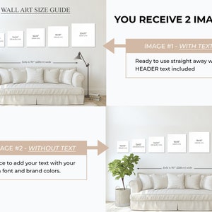 Square Frame Size Guide, Wall Art Size Guide, Comparison Chart, Poster ...