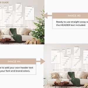 Wall Art Size Guide Ratio Comparison Chart, Poster Size Chart, Canvas ...