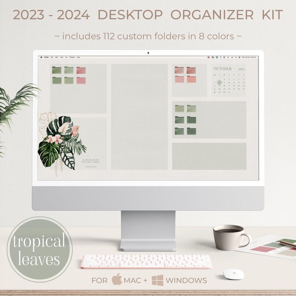 Desktop Organizer Wallpaper - Etsy