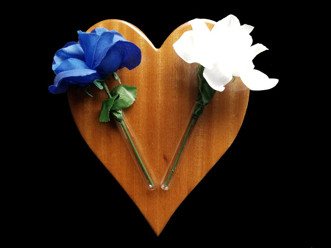 Flower Holder, Decorative Heart Shaped - Etsy