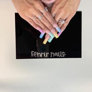 Nail Plate Photo Prop | Nail Technician | Acrylic Nailfie | Nail Artist ...