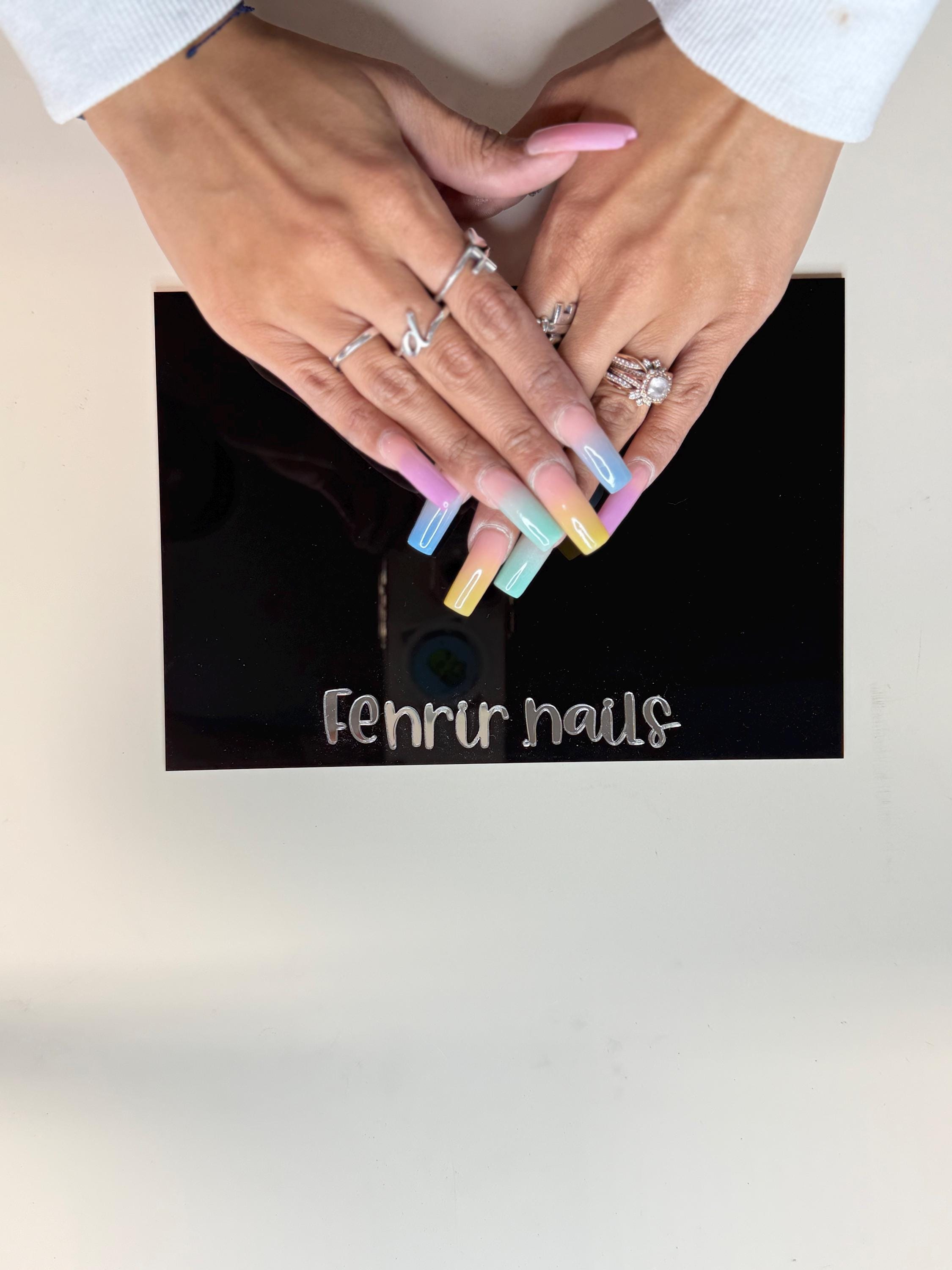 Nail Plate Photo Prop | Nail Technician | Acrylic Nailfie | Nail Artist ...