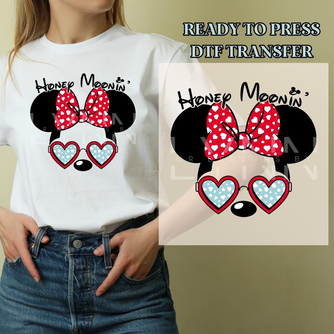 Minnie Mouse Honey Moonin' Inspired DTF Print Minnie Mouse Honey Moonin ...