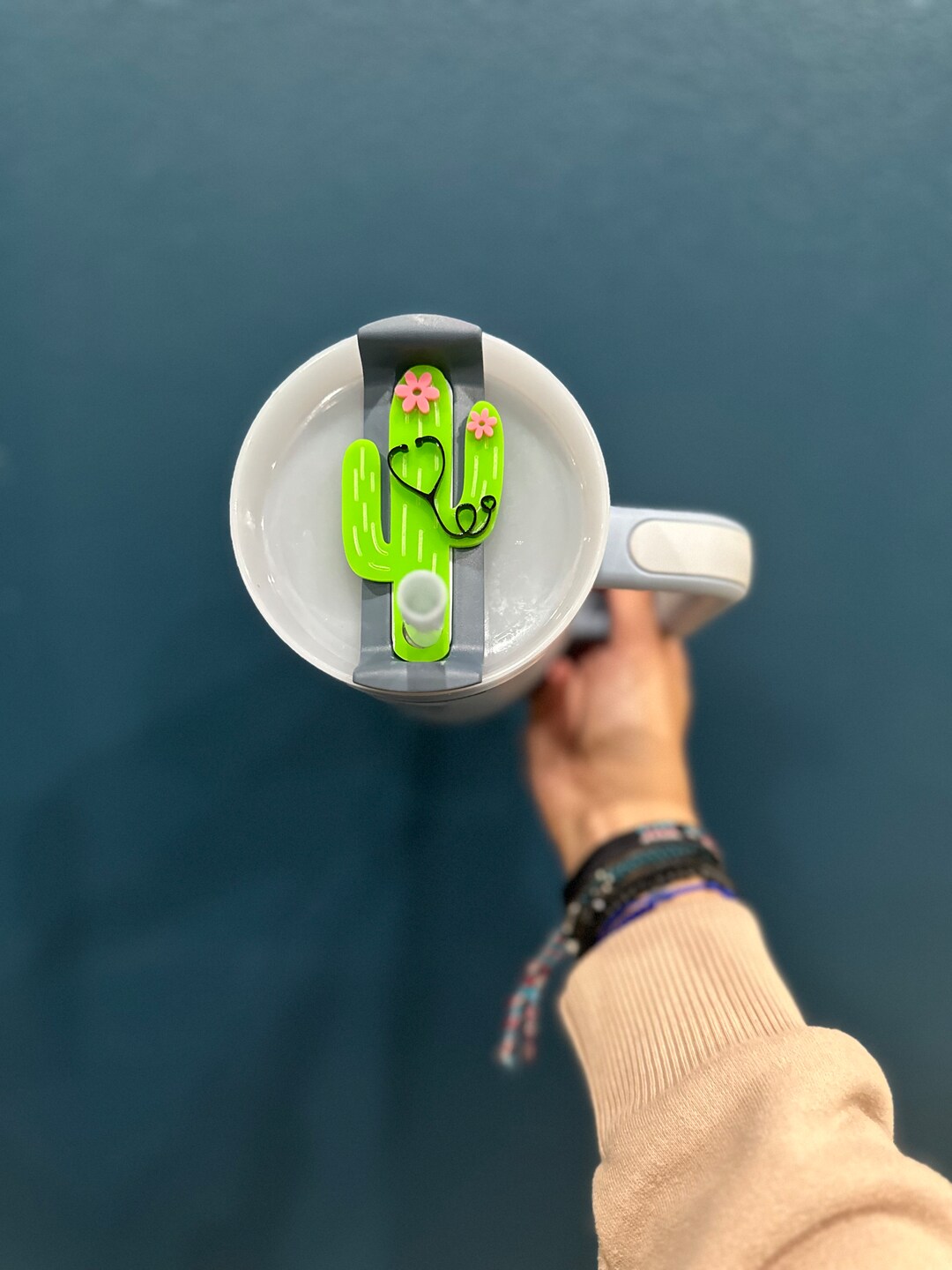 Cactus With Flowers Name Plate | Cactus Name Plate | Stanley Name Plate ...