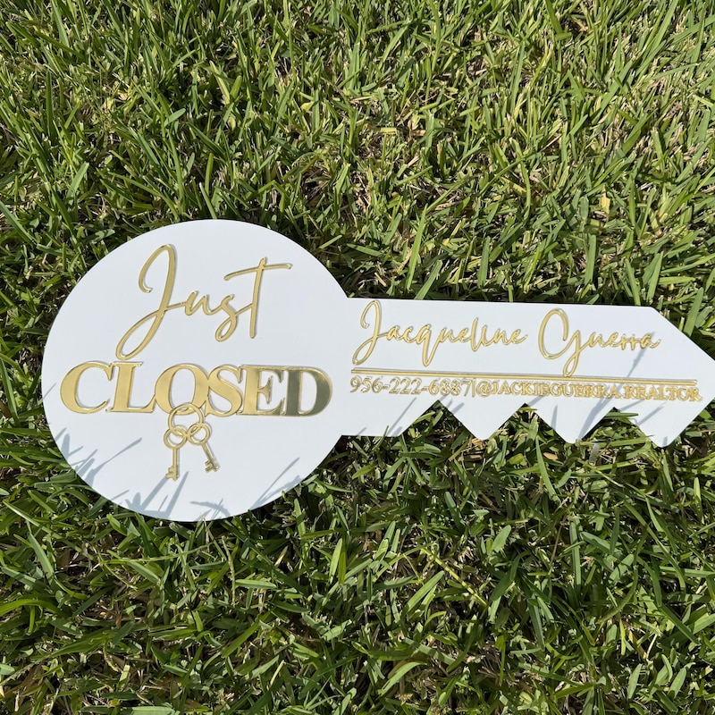 Just Closed Lender Sign - Etsy New Zealand