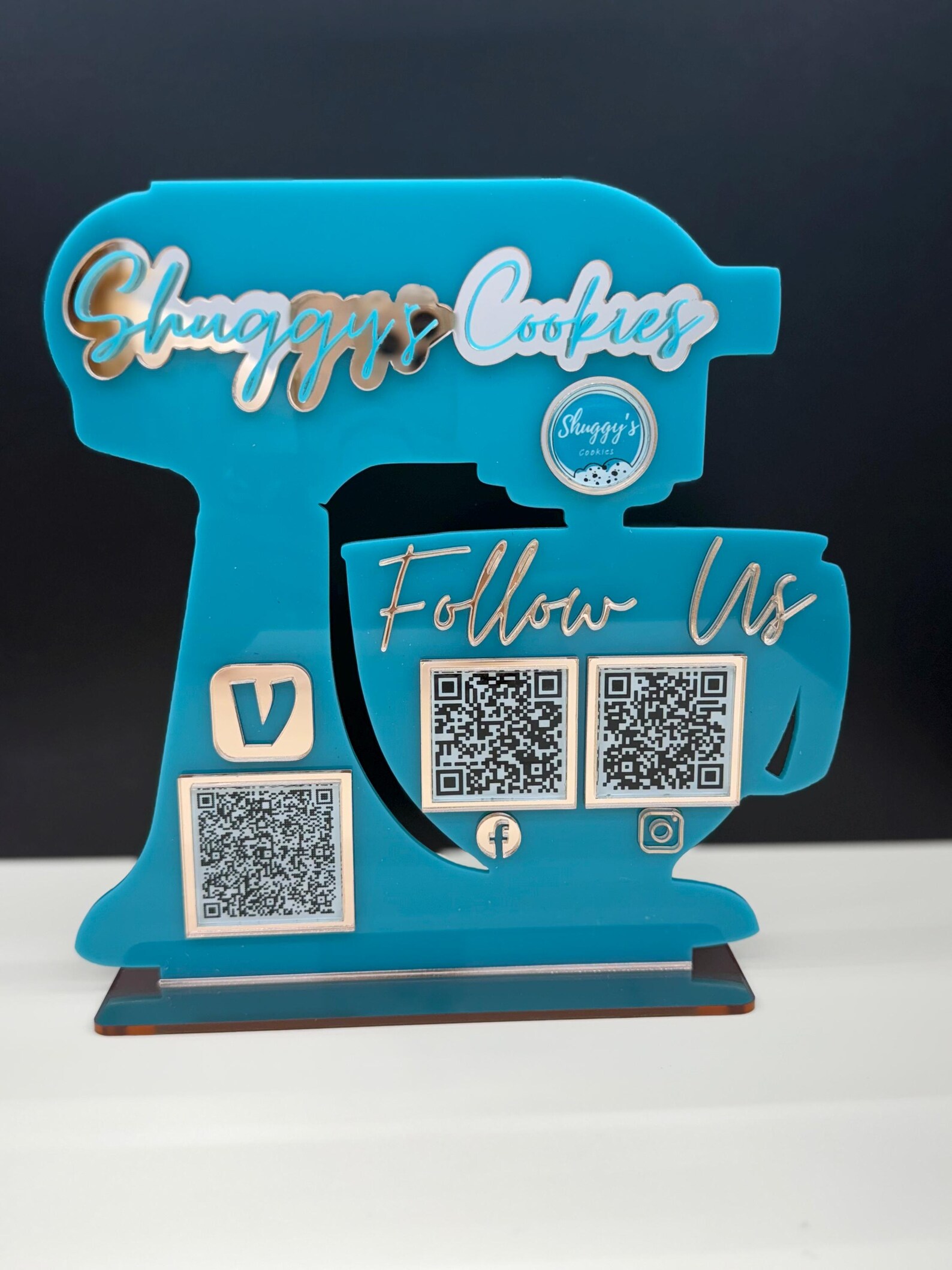 Cake Baker Sign | Treat Maker Scan to Pay Sign | Mixer Pay to Scan ...