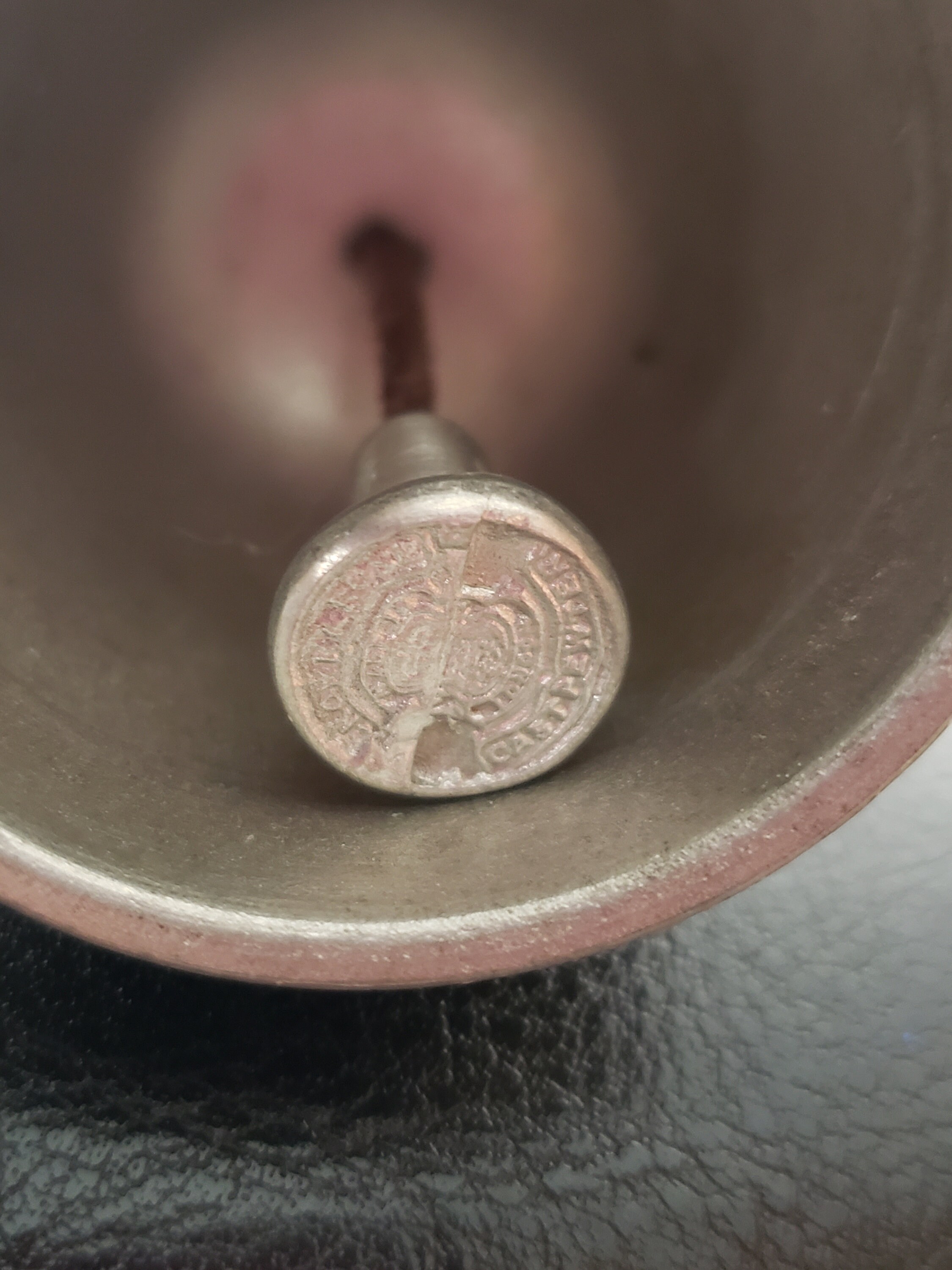 Crown & Rose Cast Pewter Bell - Etsy