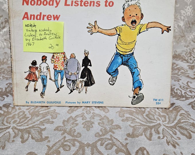Nobody Listens to Andrew by Elizabeth Guilfoile - Etsy
