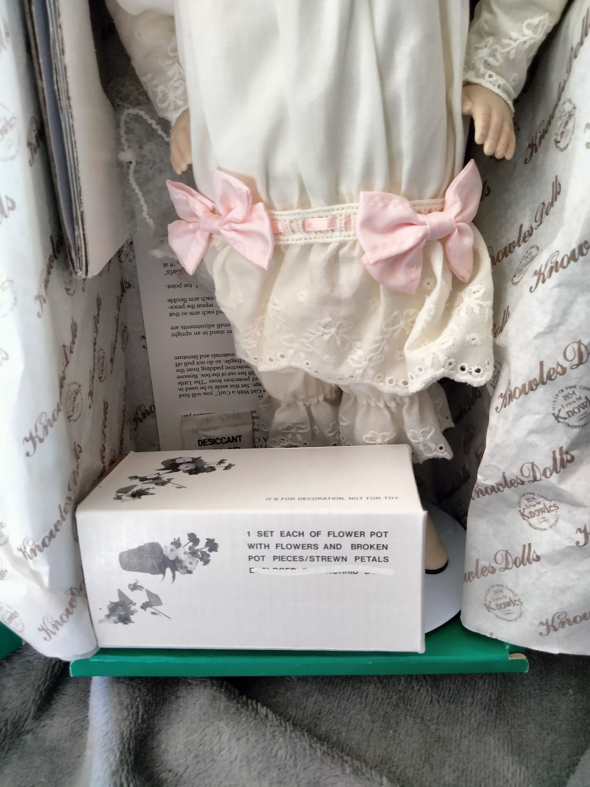 Edwin M Knowles Little Girl With a Curl Porcelain Doll - Etsy