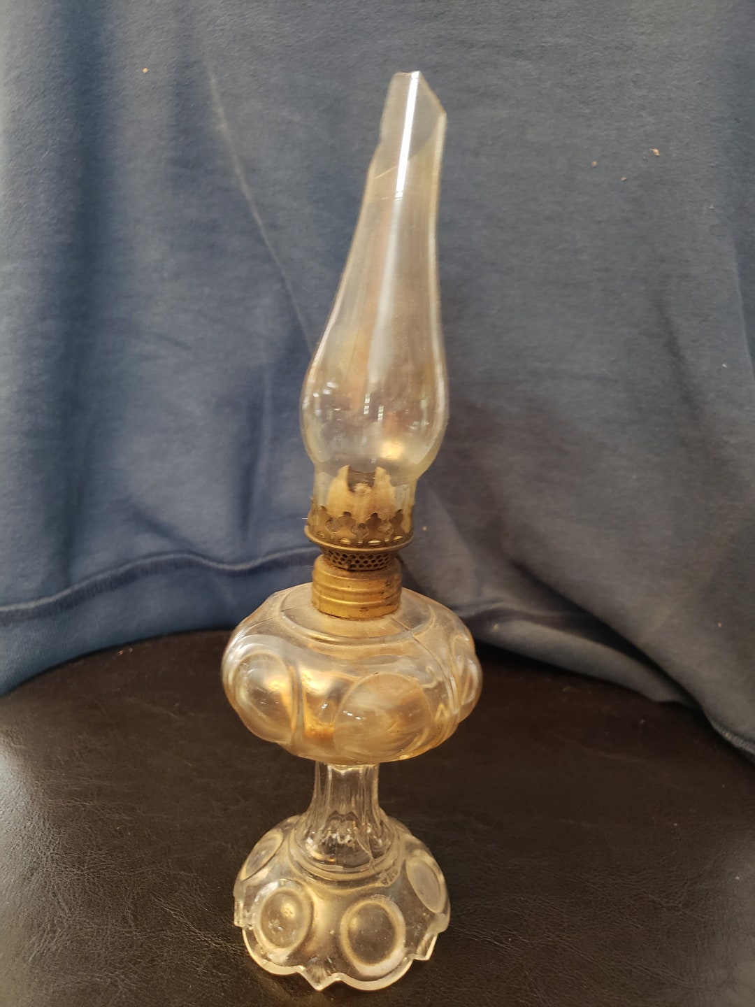 Vintage Small Oil Lamp - Etsy