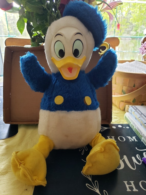 Vintage Donald Duck Stuffed Animal - Etsy