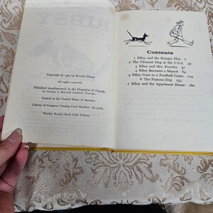 Vintage Book Called Ribsy by Beverly Cleary 1964 - Etsy